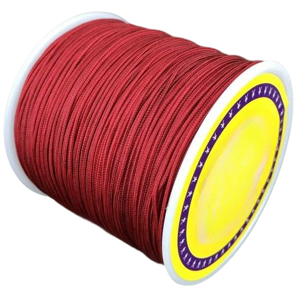 0.8mm-100m Nylon Knot Cord for DIY Jewelry, Beading, Macrame, and Craf ...